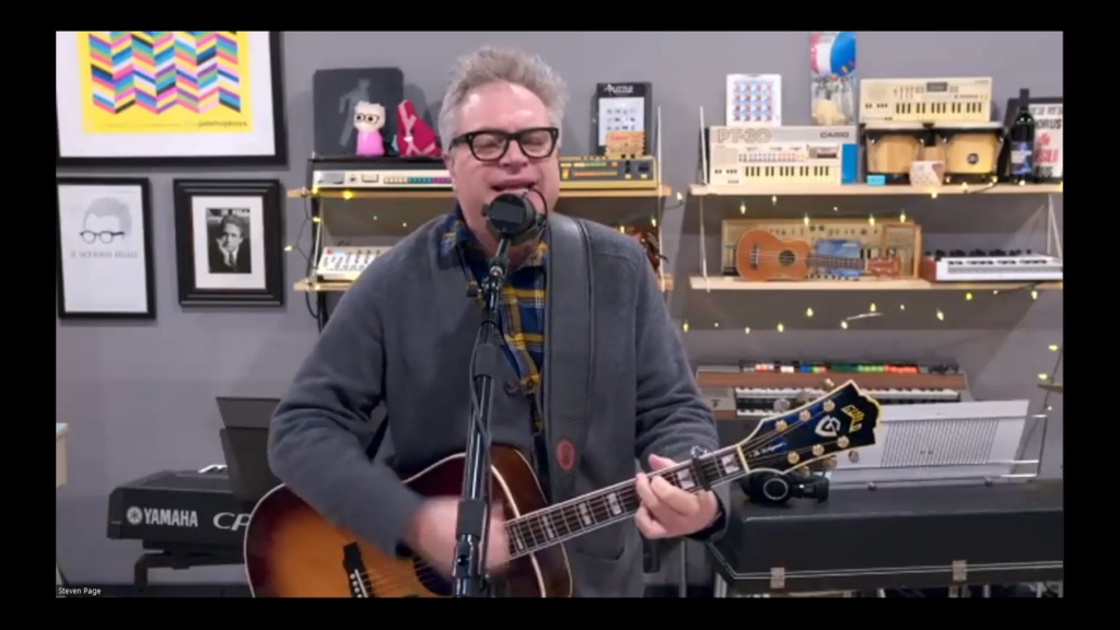 Steven Page of the Trans Canada Highwaymen and the Barenaked Ladies